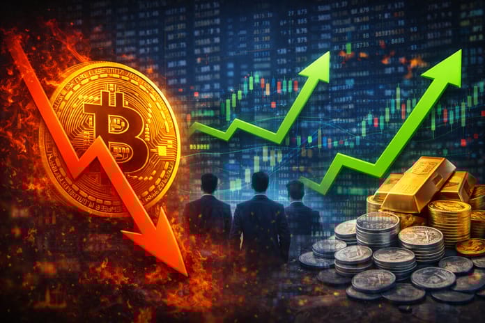 Proč Bitcoin zaostal za zlatem a akciemi? - KRYPTOMAGAZIN.cz